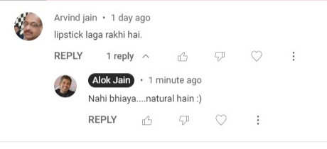 Alok Jain ⚡ on Twitter: "Youtube comments can be hilarious 💋 🤠🤠😂😂 https://t.co/cNTT52MNmn" / Twitter