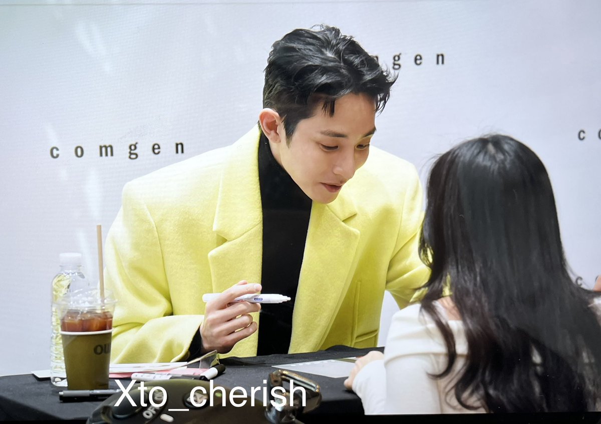 LeeSoohyuk_IndonesiaSister on Twitter: "[03.12.2022] Lee Soohyuk x Comgen fansign event Lee ...