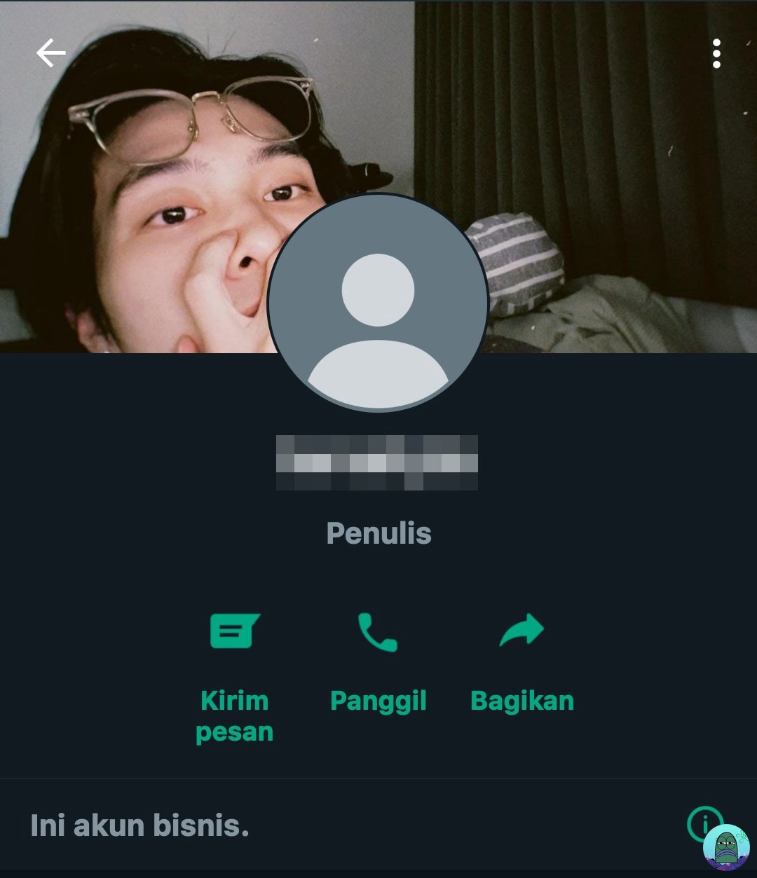 Tanyarl ㅡ Dilarang 🔞 on Twitter: "💚 sender tdi lgi iseng liat" foto profil wa yg ada di kontak ...