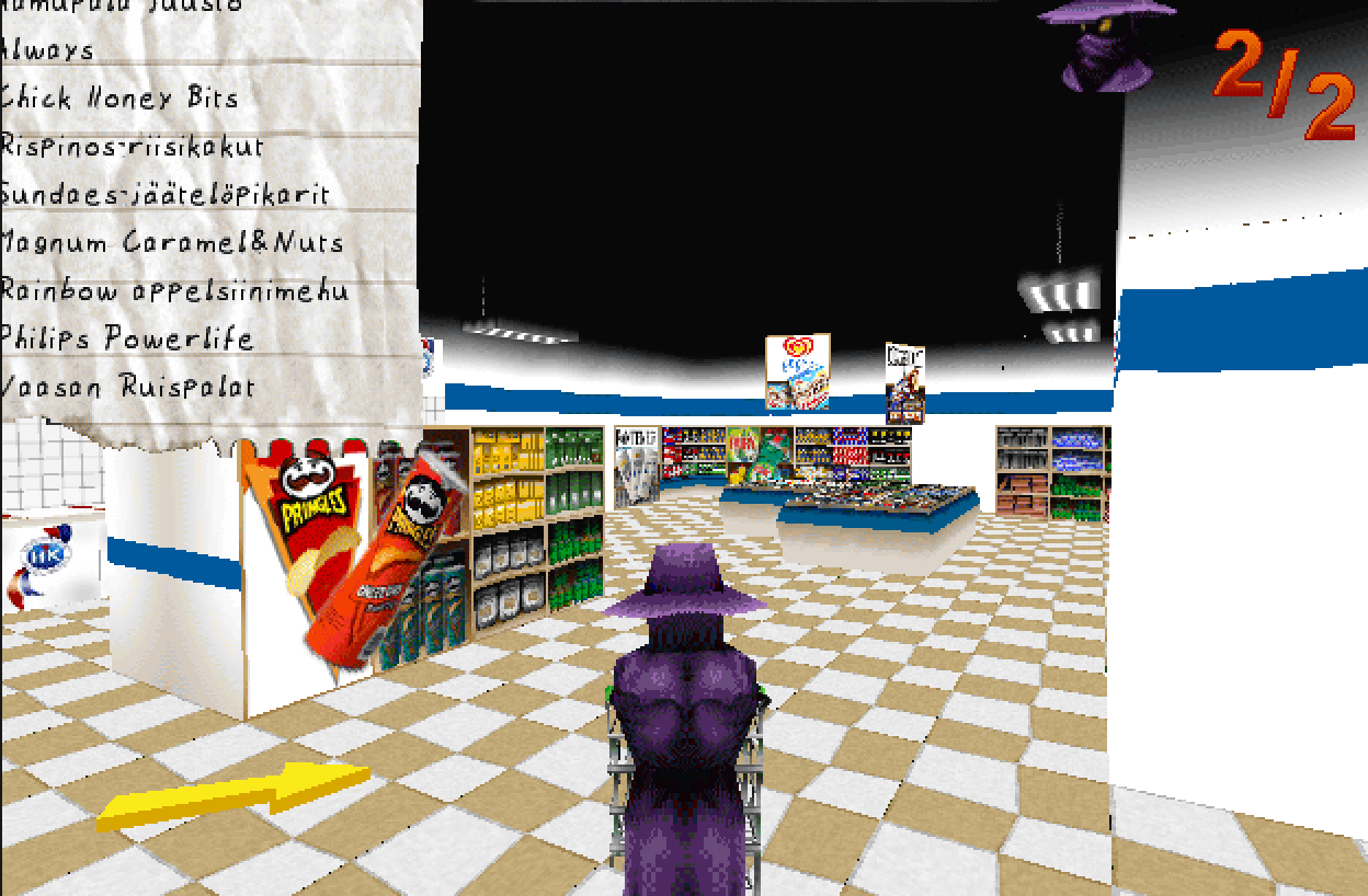 Obscure Game Aesthetics on Twitter: "Mega Game 1 / Mall Maniacs (1999) Developed by Unique ...