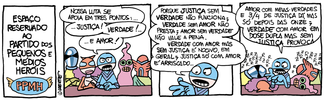 「lembrei dessa série, de 2004 - Overman (e outros heróis) tin」Laerteの漫画