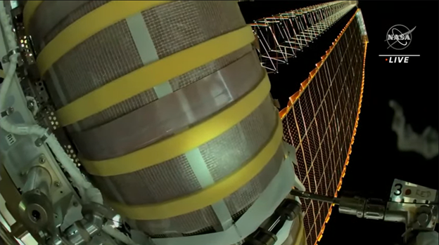 Redwire Space on Twitter: "iROSA wing 3 has been unfolded after installation to its mounting ...