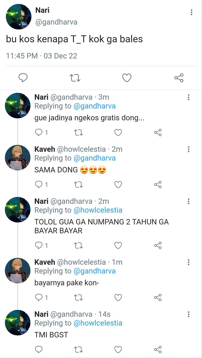 EVENT FANFIC BACK TO SCHOOL 📌 on Twitter: "au! cw // harshwords, bxb, cynonari, cyno x tighnari ...