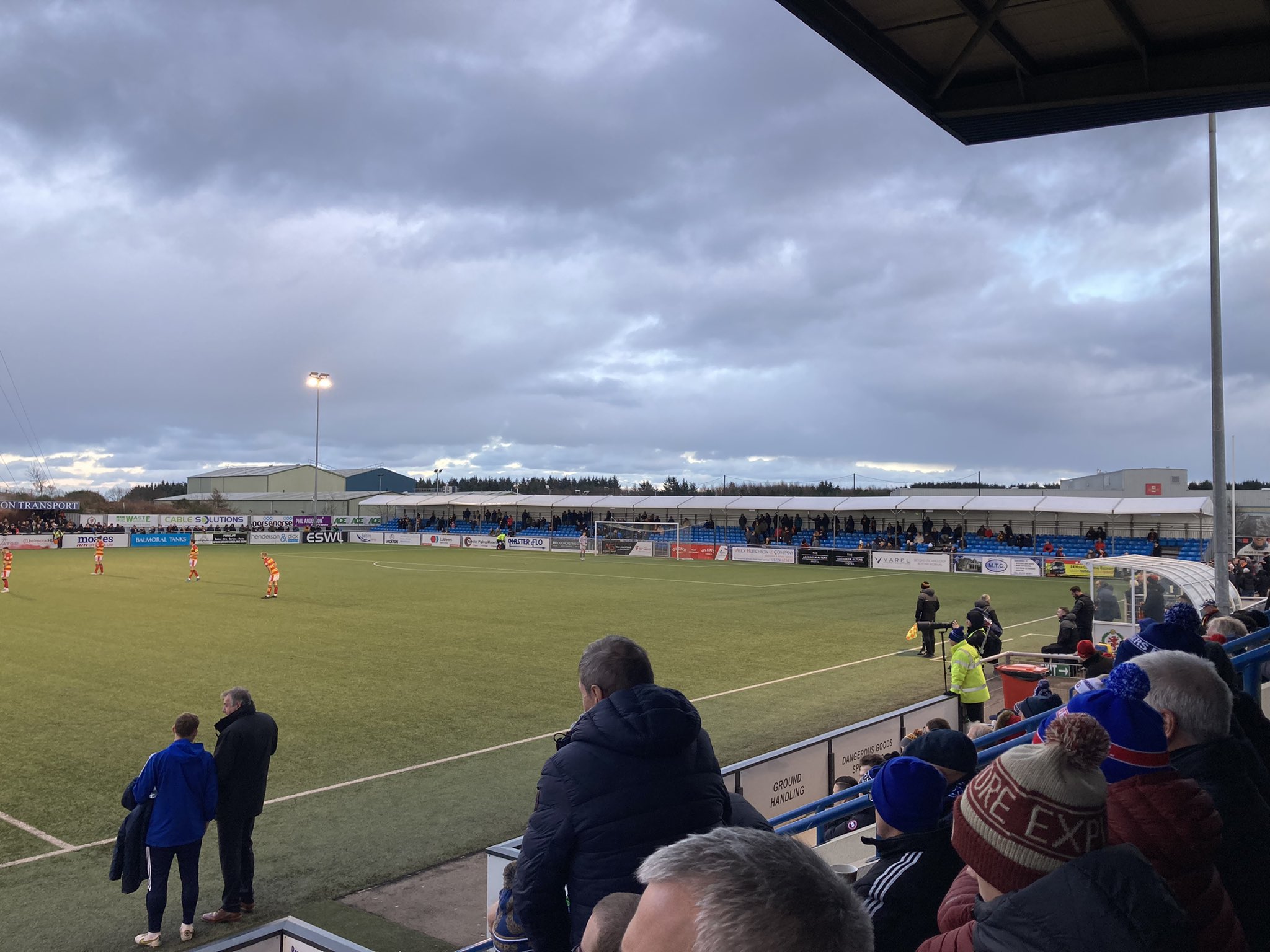 Jock Gardiner on Twitter: "Match 36 Cove 1 Partick Thistle 1 in SPFL @ Balmoral thriller before ...