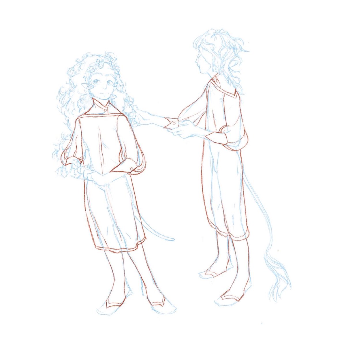 「Mooore DnD concept sketches These are fr」|C A. Gasparのイラスト