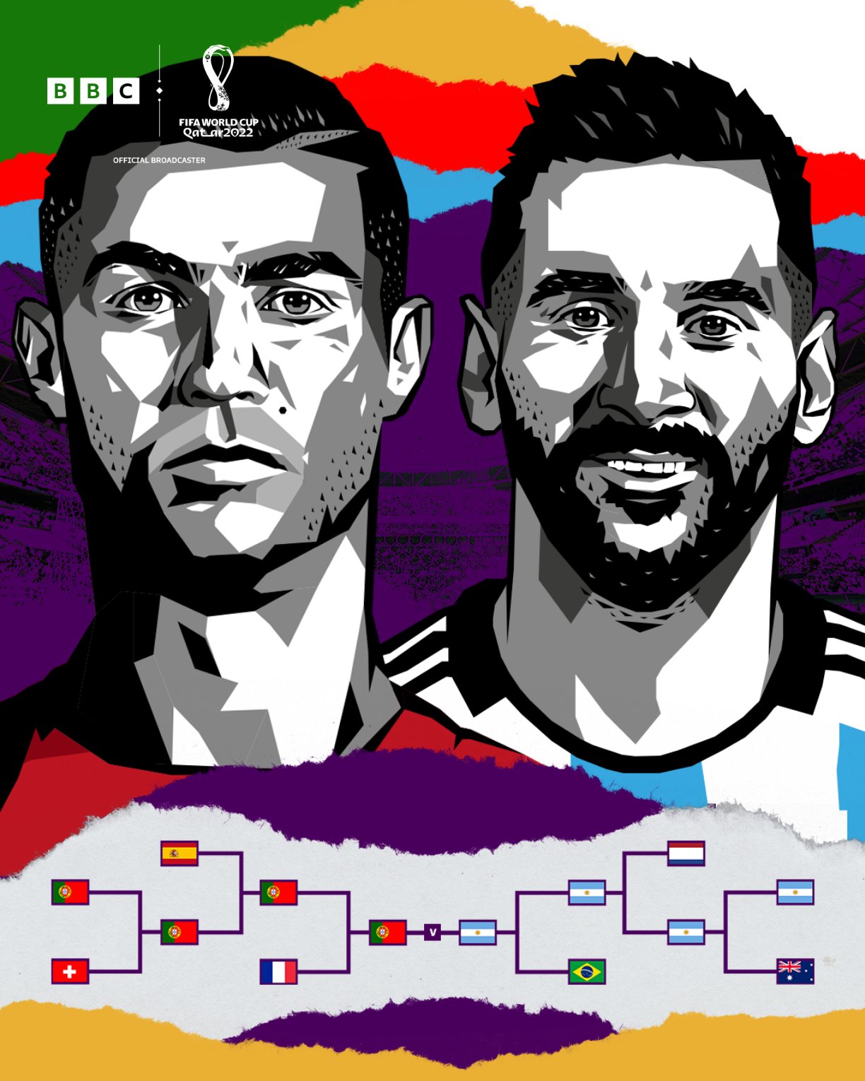 Neymar And Messi And Ronaldo Cartoon