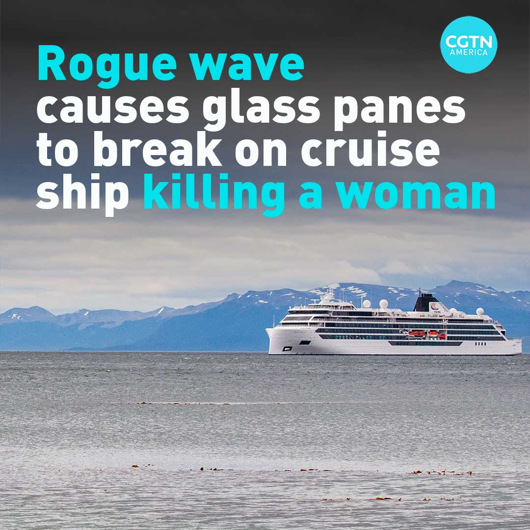 A rogue wave, one that's greater than twice the size of surrounding ...