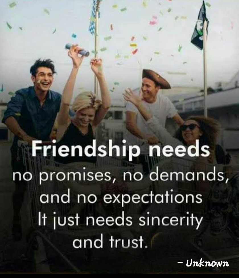 No Trust No Friendship