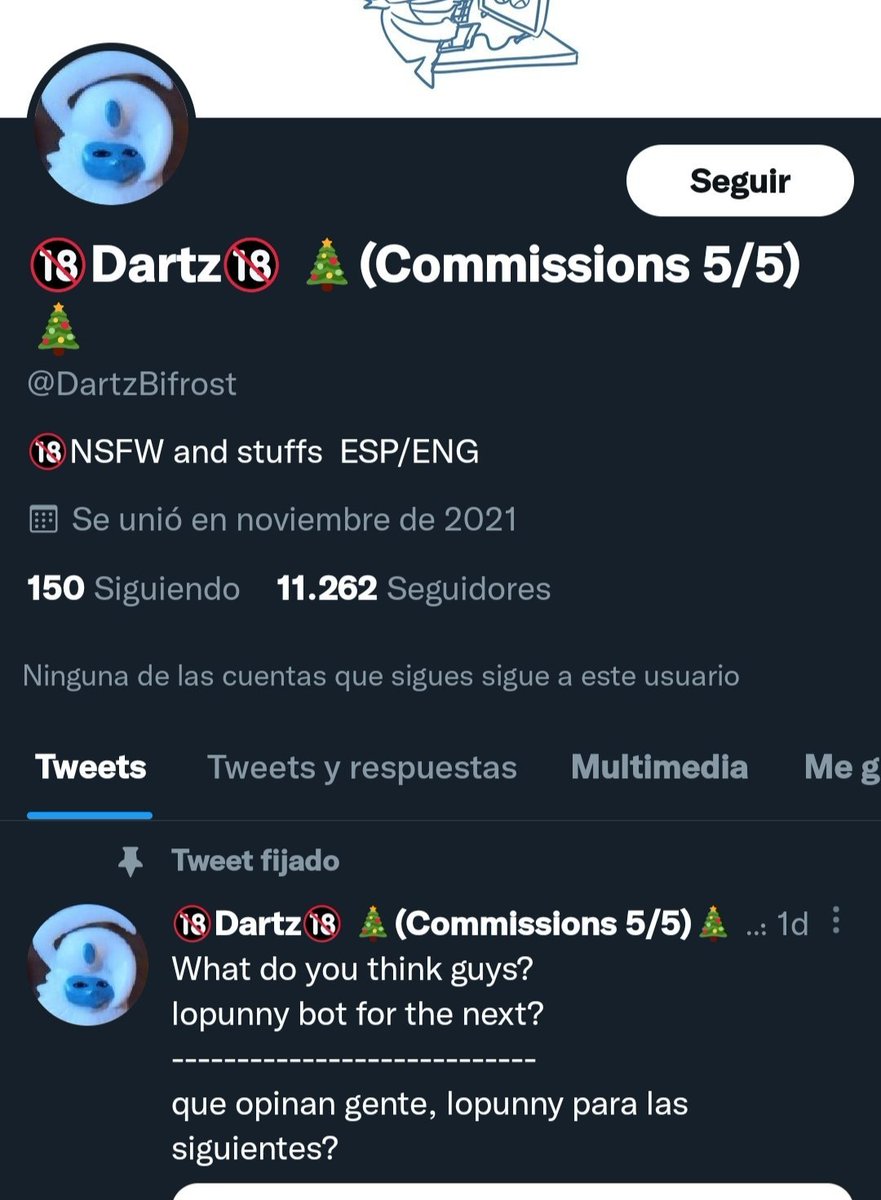 Sylvio el Bigotón ( COMISSIONS OPEN ) on Twitter: "Tiene otra cuentade contenido nsfw"