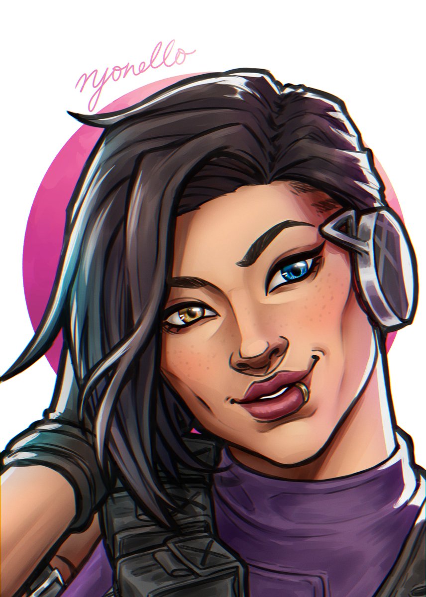 apex legends mobile ] i love rhapsody」| rhonnie 🔜 goldnova !!のイラスト