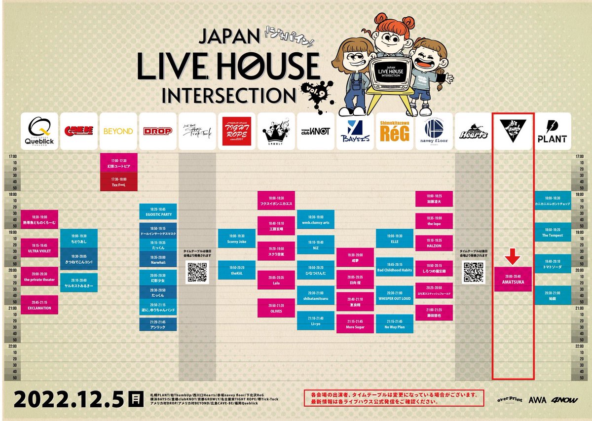 むーたん🍒🐇 on Twitter: "【LIVE情報】 Rewhite Your Heart～Girls Music Set～ JAPAN LIVE HOUSE INTERSECTION ...