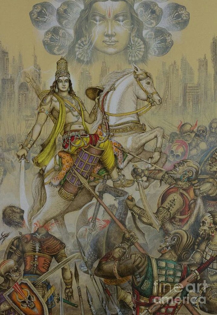 Dashavatara of Bhagwan Shri Hari Vishnu 1. Matysa Avatara.. - Thread ...