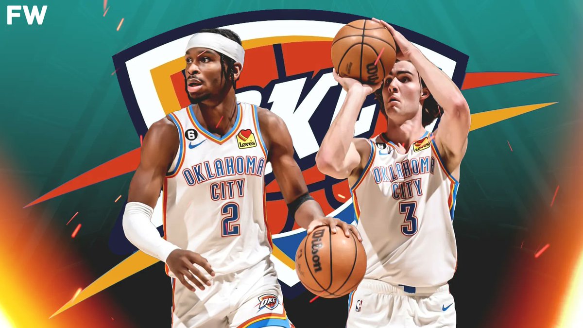 Fadeaway World on Twitter: "Shai Gilgeous-Alexander and Josh Giddey tonight: SGA: 33 PTS 6 AST 3 ...