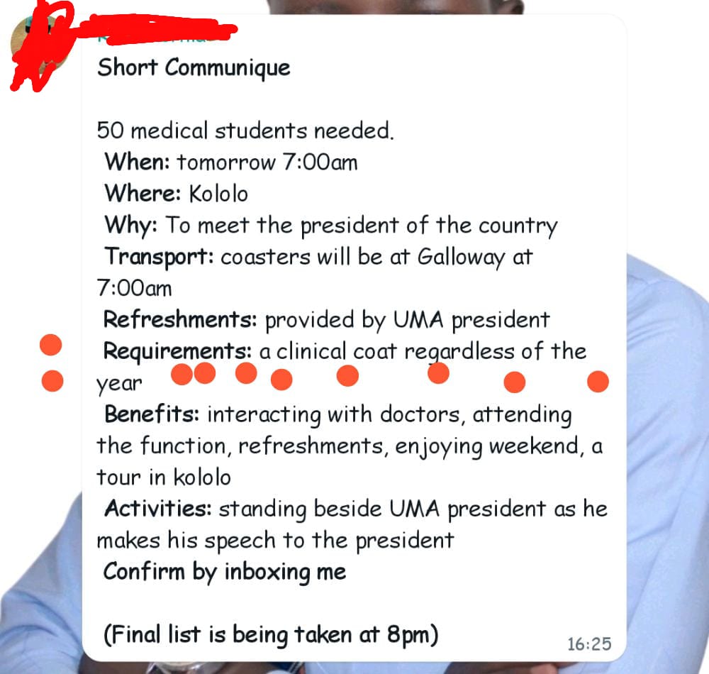 Uganda Medical Interns United s Tweet This Is How Medical Students And A Few Doctors Were uganda-medical-interns-united-s-tweet-this-is-how-medical-students-and-a-few-doctors-were
