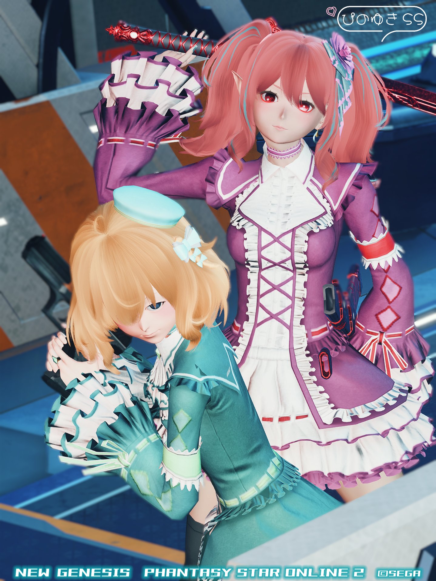 姫咲 冬桜＠Arks.Studio 公開中 on Twitter: "ぴのとさんのフリ素 回収しました😆 初めてのフリ素で なぜこのポーズを…😅 とりあえず 襲撃に加わって 阻止して まぁさん ...