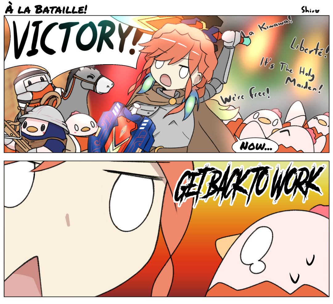 ShiroO on Twitter: "congratulations, you are being liberated. please do not resist #ArtsOfAshes ...