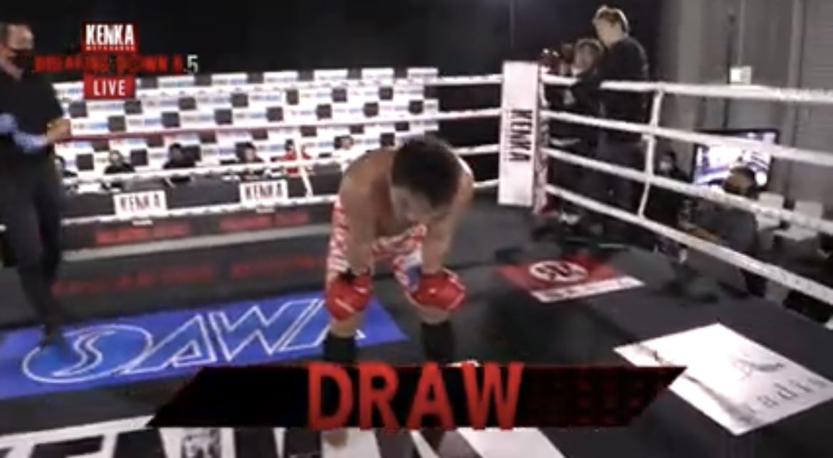 BreakingDown / ブレイキングダウン on Twitter: "／ BreakingDown6.5 7試合目結果速報📣 \ またしてもDRAW！ 再々延長戦へ🔥 🥊ミドル級ワン ...