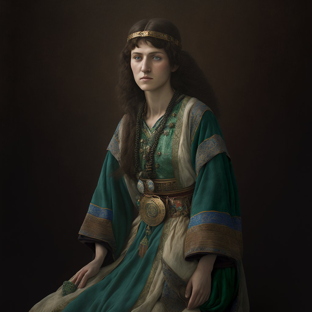 Concept portrait of Kumarajiva: the son of a Kashmiri Brahmin & a ...