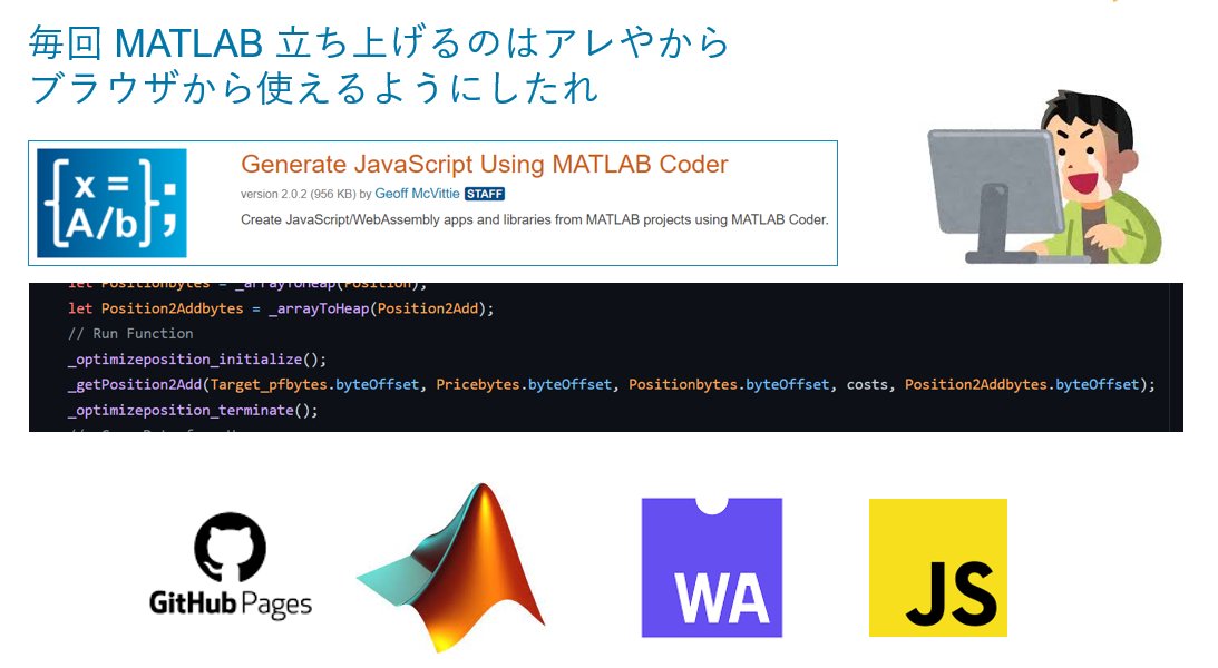 michio inoue l MATLAB の中の人 on Twitter: "社内向け Lightning Talk がこっそり開催されるのでスライド作成中！"