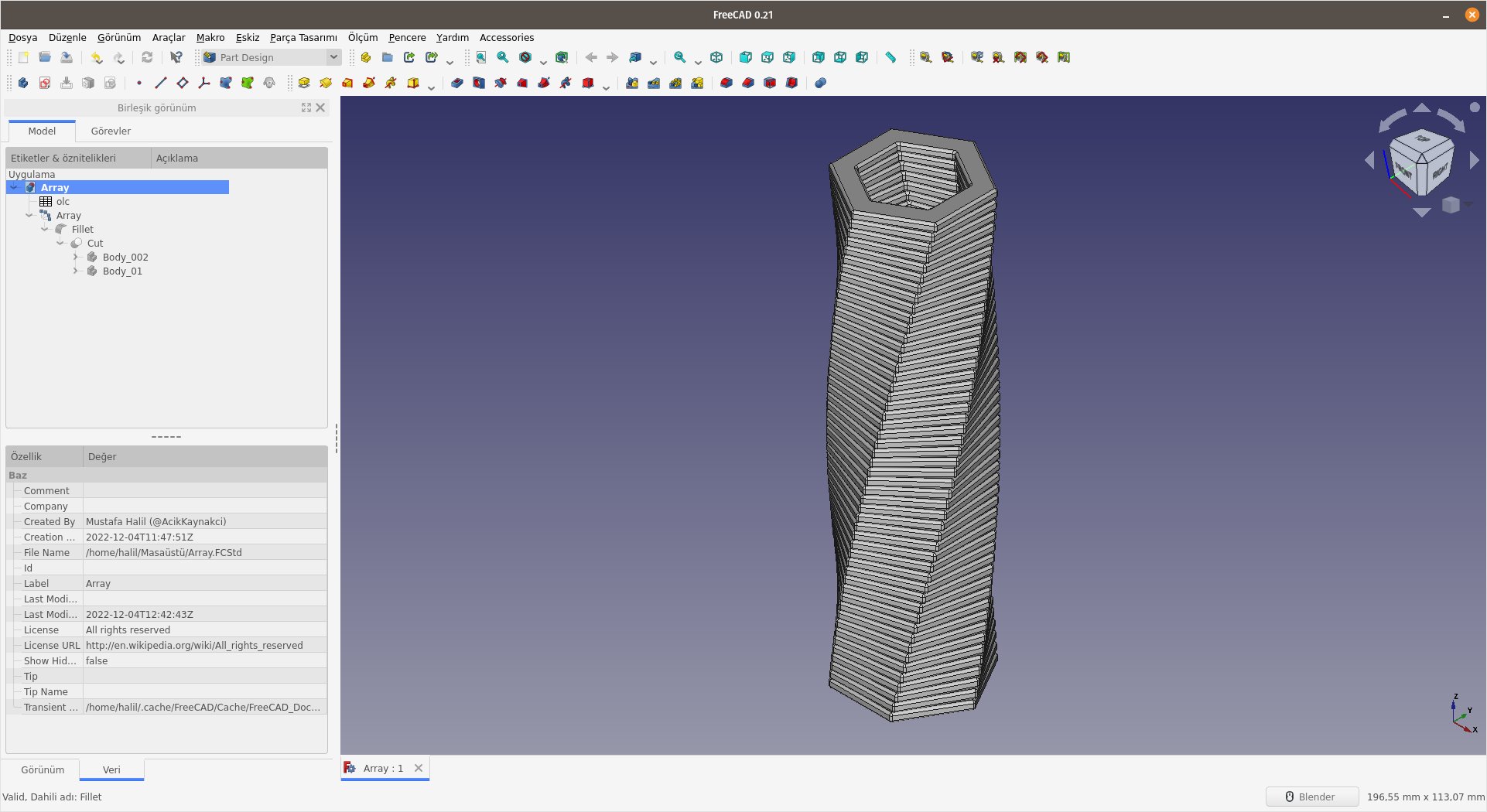 Array, Scale and Bend - FreeCAD Forum