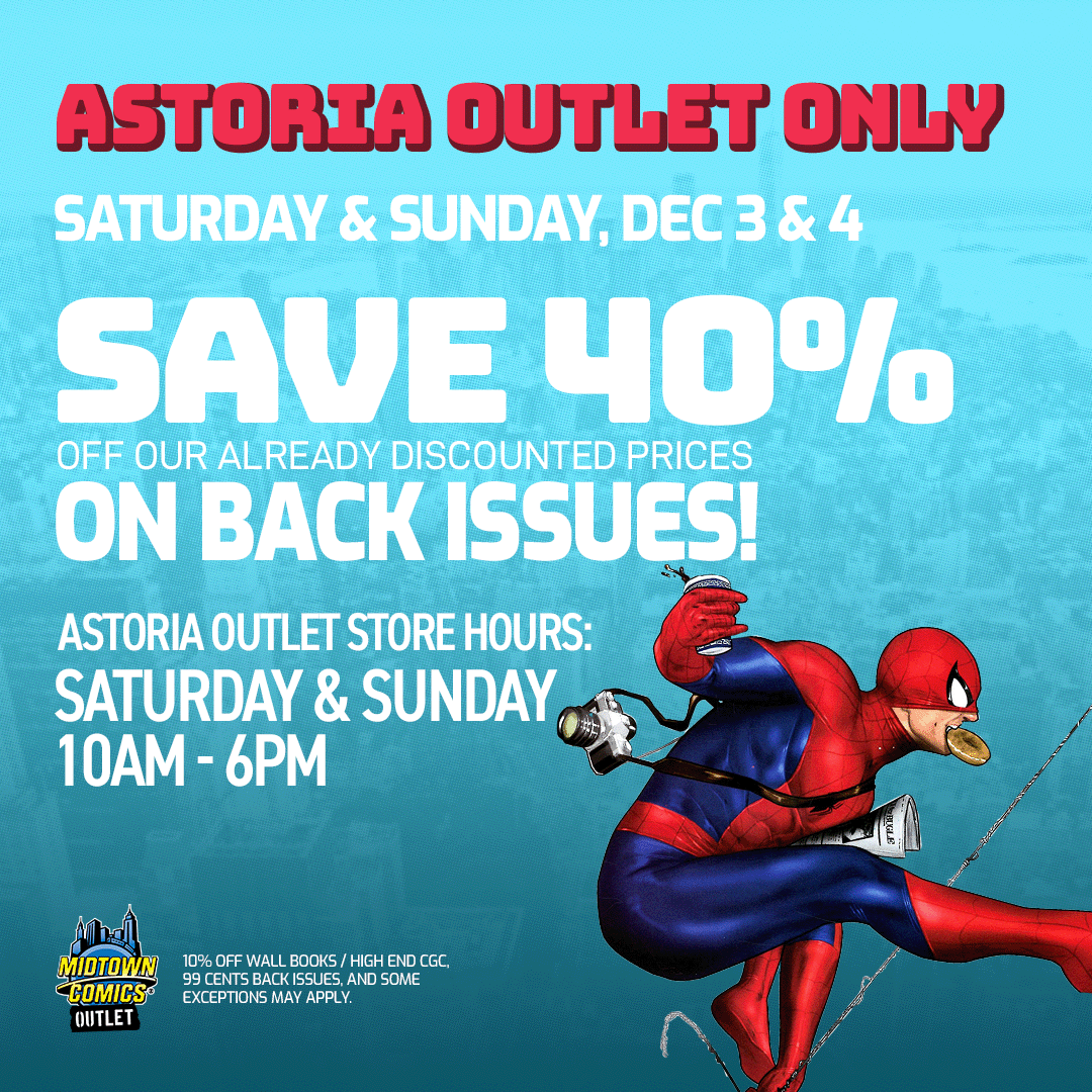 Midtown Comics on Twitter: "📅This #weekend Dec 3 & 4, #MidtownComics Astoria Outlet is having ...