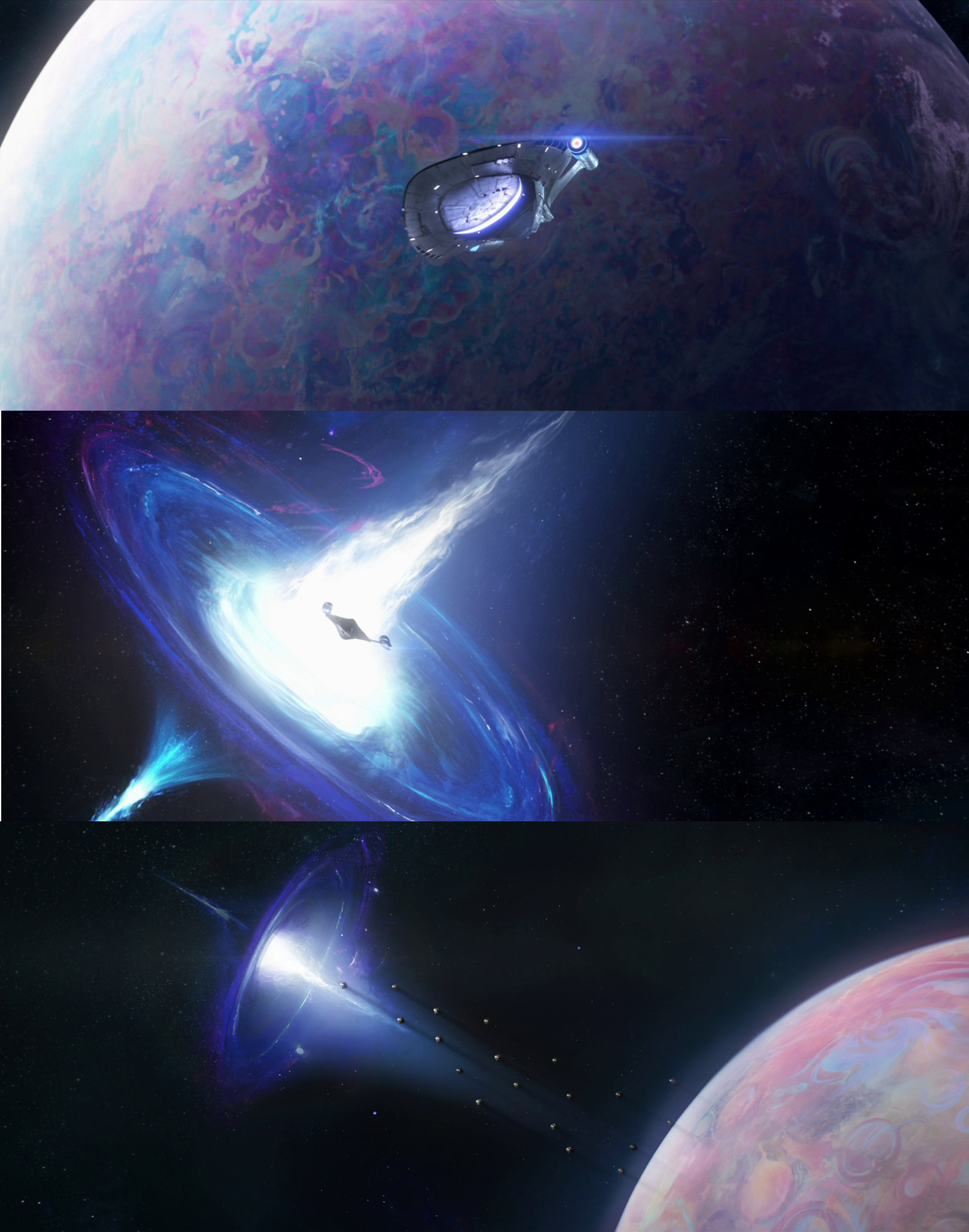 Beautiful Planets Space Destroyed