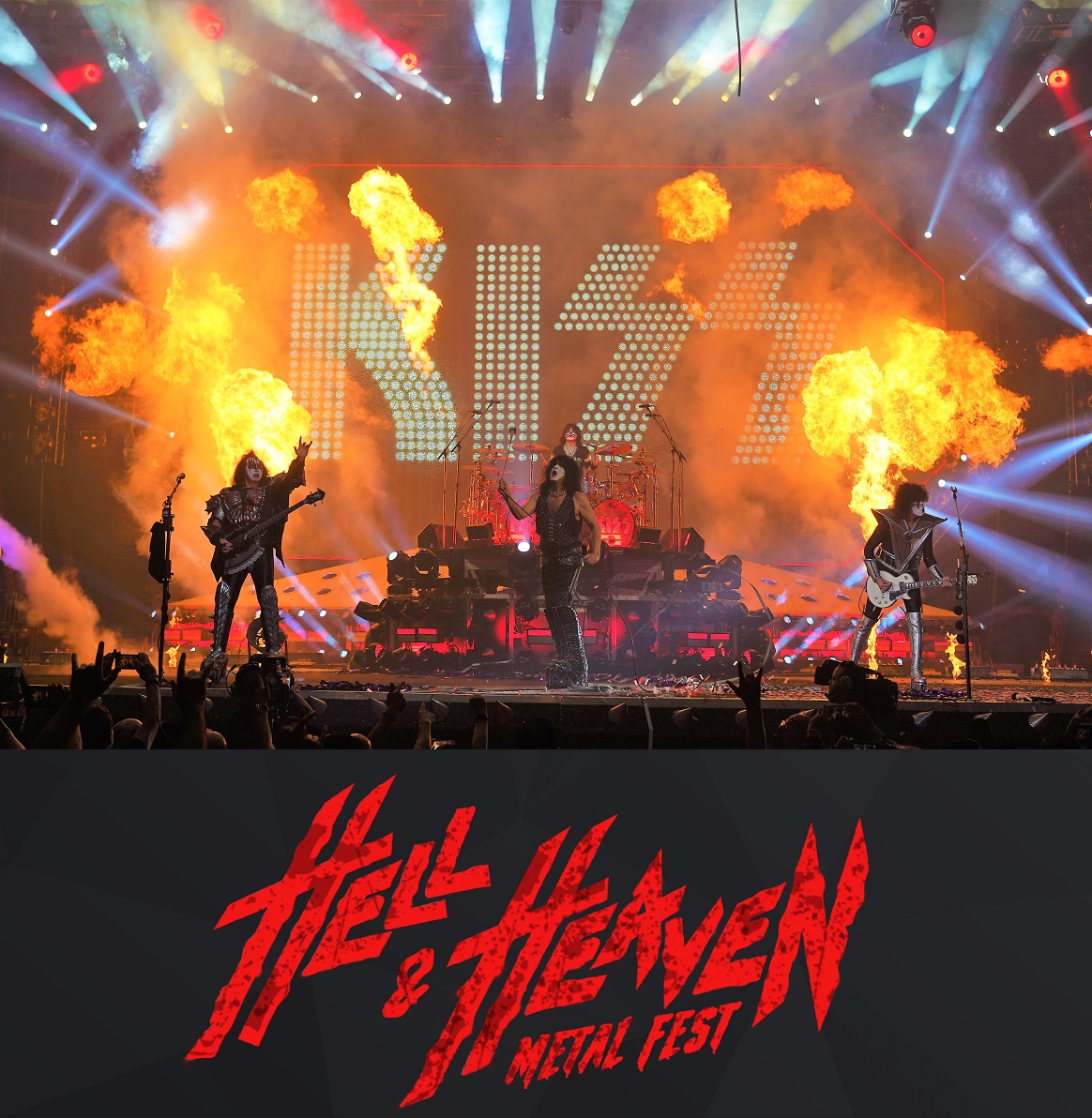 KISS on Twitter: "HELL & HEAVEN METAL FEST! Tonight is YOUR Night! Be READY for the CHAOS! # ...
