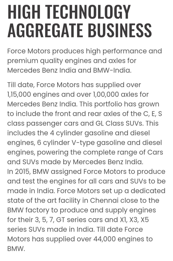 In this Detailed #Thread 🧵 I'll look to Analyse Force Motors. Each and ...