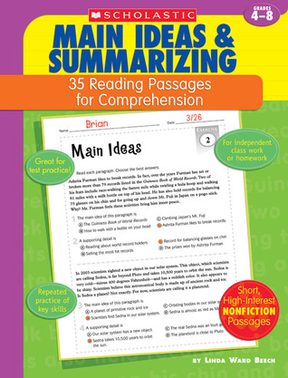 [epub] Read] Main Ideas & Summarizing: 35 Reading Passages for ...