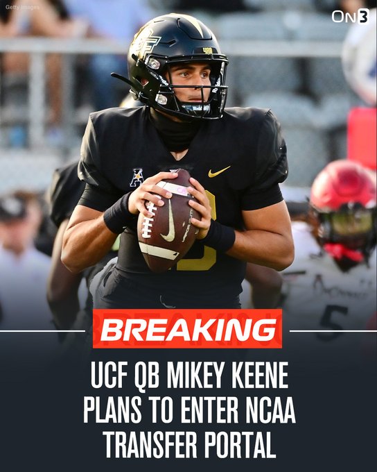 Transfer Portal Wire on Twitter: "🚨BREAKING🚨 UCF QB Mikey Keene announced, via social media, his ...