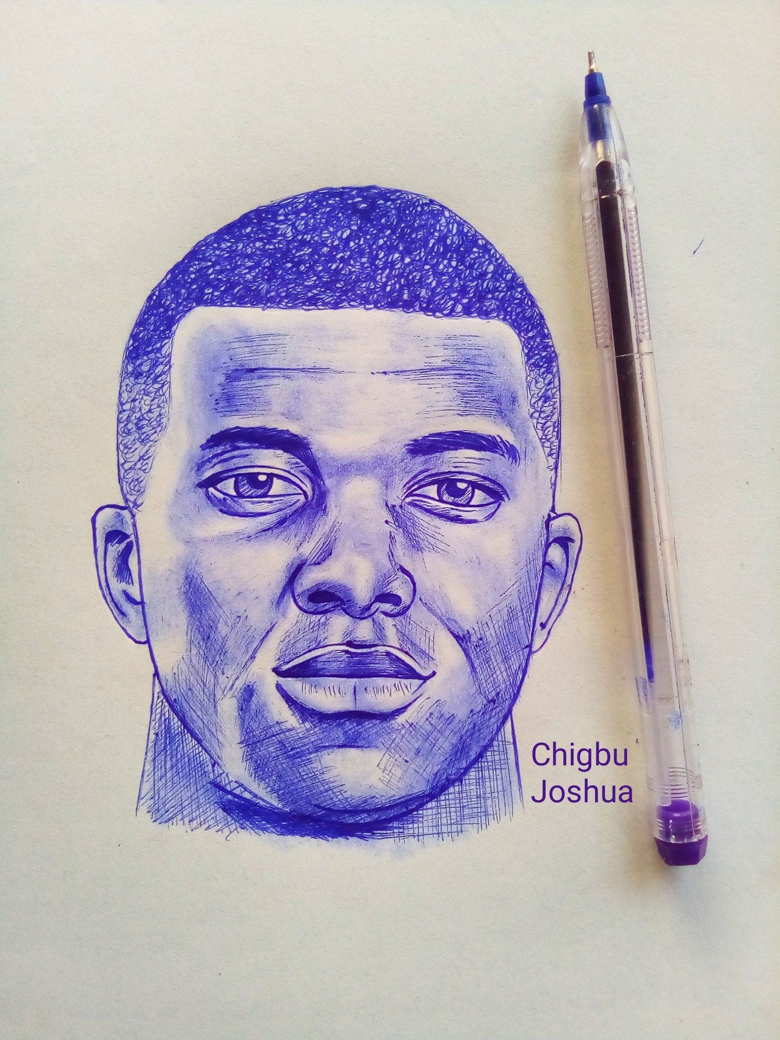 Randy Orton Drawing Steps