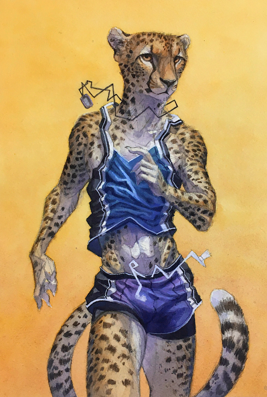 Anthro Cheetah