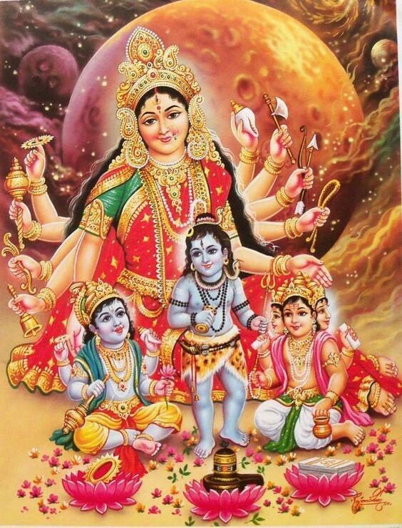 ⚜️Some of the very interesting facts about Maa Parvati⚜️ 🌺Parvati is ...