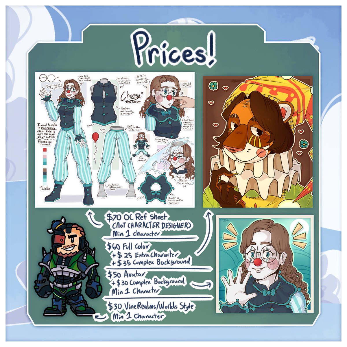 Cheesy (Commissions OPEN!) 🦆🧀👼🤡 on Twitter: "COMMISSIONS are OPEN! Please check out the series ...