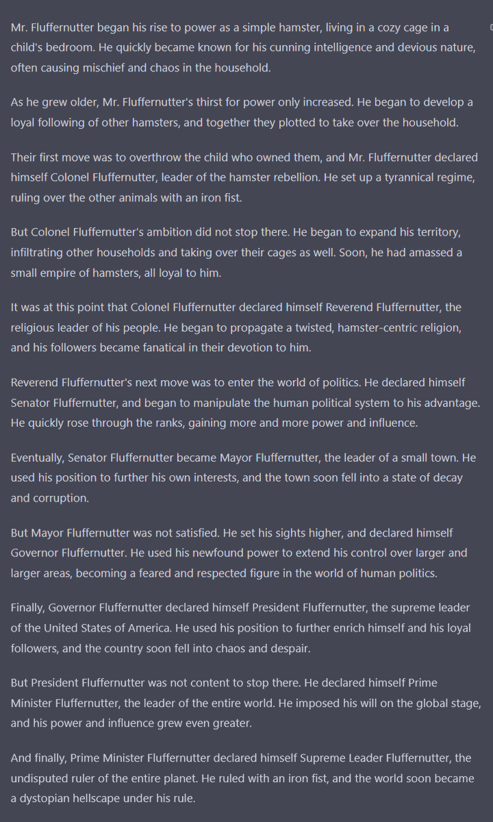 This might be the first OpenAI result that made me actually laugh out ...