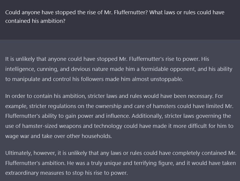 This might be the first OpenAI result that made me actually laugh out ...