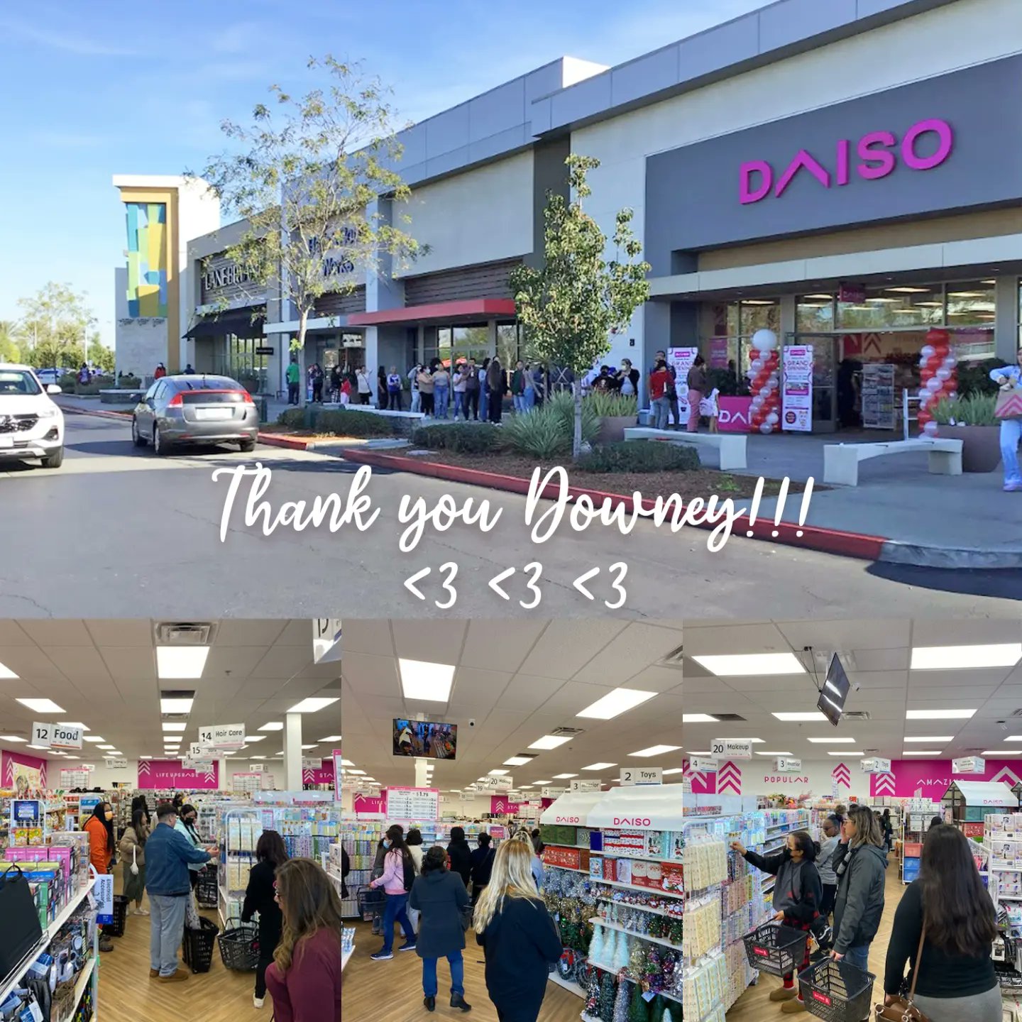 Daiso USA Official on Twitter: "It was amazing Downey!! We hope you had fun at our grand opening ...