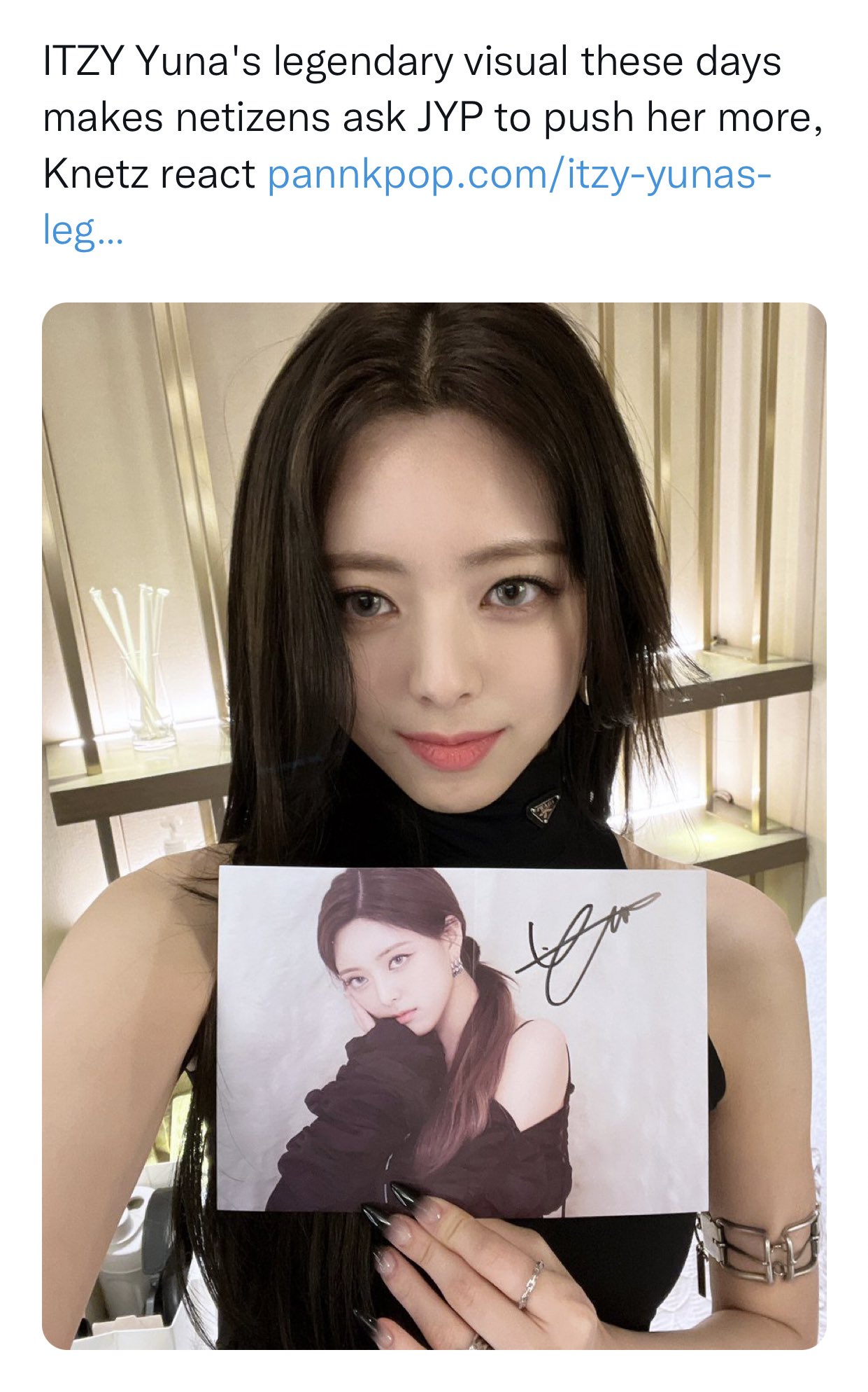 notpannchoa/notpannkpop/notnetizenbuzz on Twitter: "[ notpannkpop ] ITZY Yuna's legendary visual ...