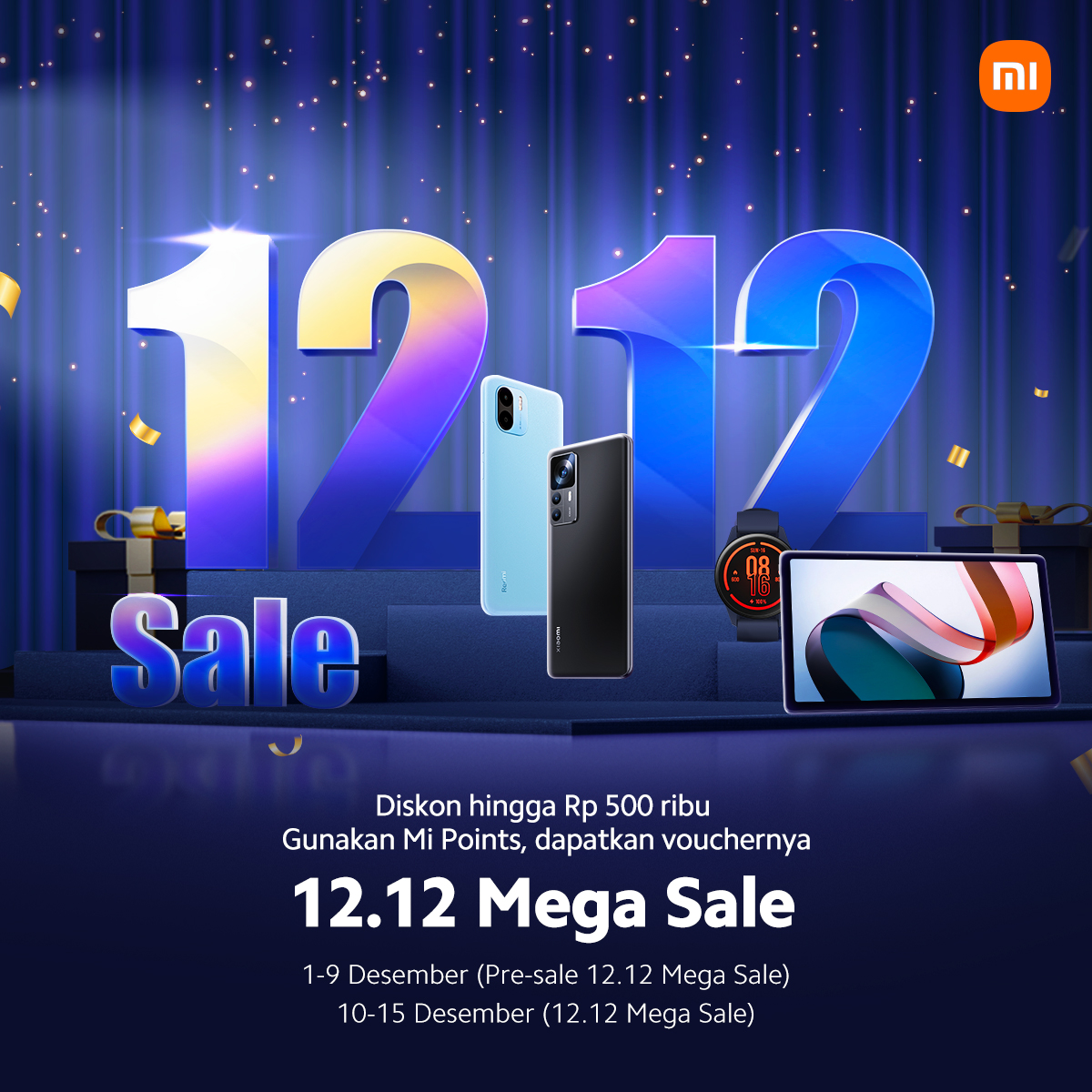 Xiaomi Indonesia on Twitter: "Xiaomi 12.12 Mega Sale sudah tiba! Nikmati iskon hingga Rp 500 ...