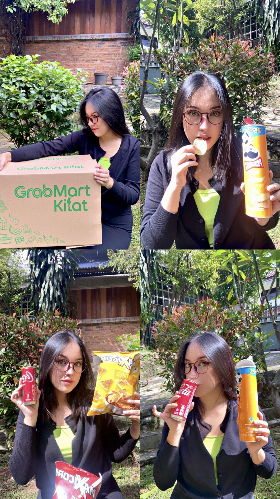 Alexa on Twitter: "Permisiii, paket GrabMart Kilat 😜 nih aku bawain kamu stock camilan buat kita ...