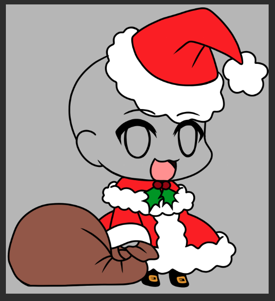 Chibi Christmas Couple