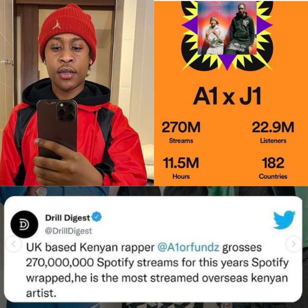 Kenyan rapper based in UK Phineas Waweru Popularly known as A1 is Kenya ...