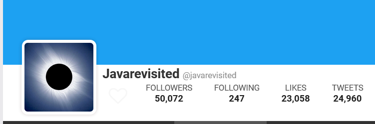 Javarevisited on Twitter: "RT @javinpaul: I have grown my Twitter account to 68K,, and ...