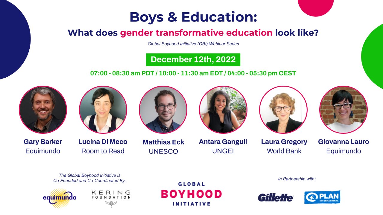 Boys & Education: What Does Gender Transformative Education Look Like ... Boys & Education: What Does Gender Transformative Education Look Like ...