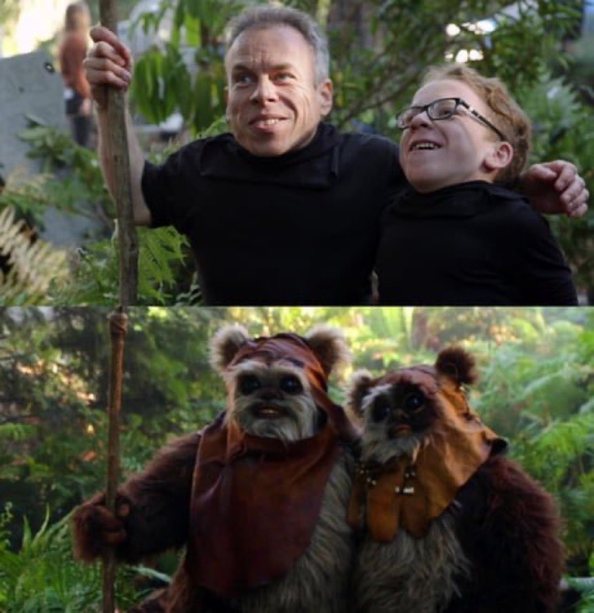 Warwick Davis Ewok