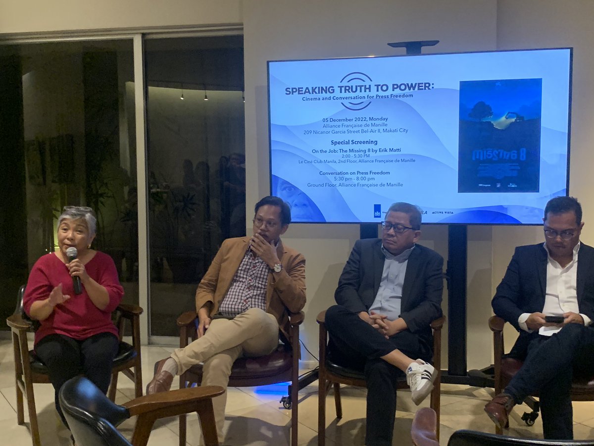 Journalists and media practitioners gather for a conversation on press ...