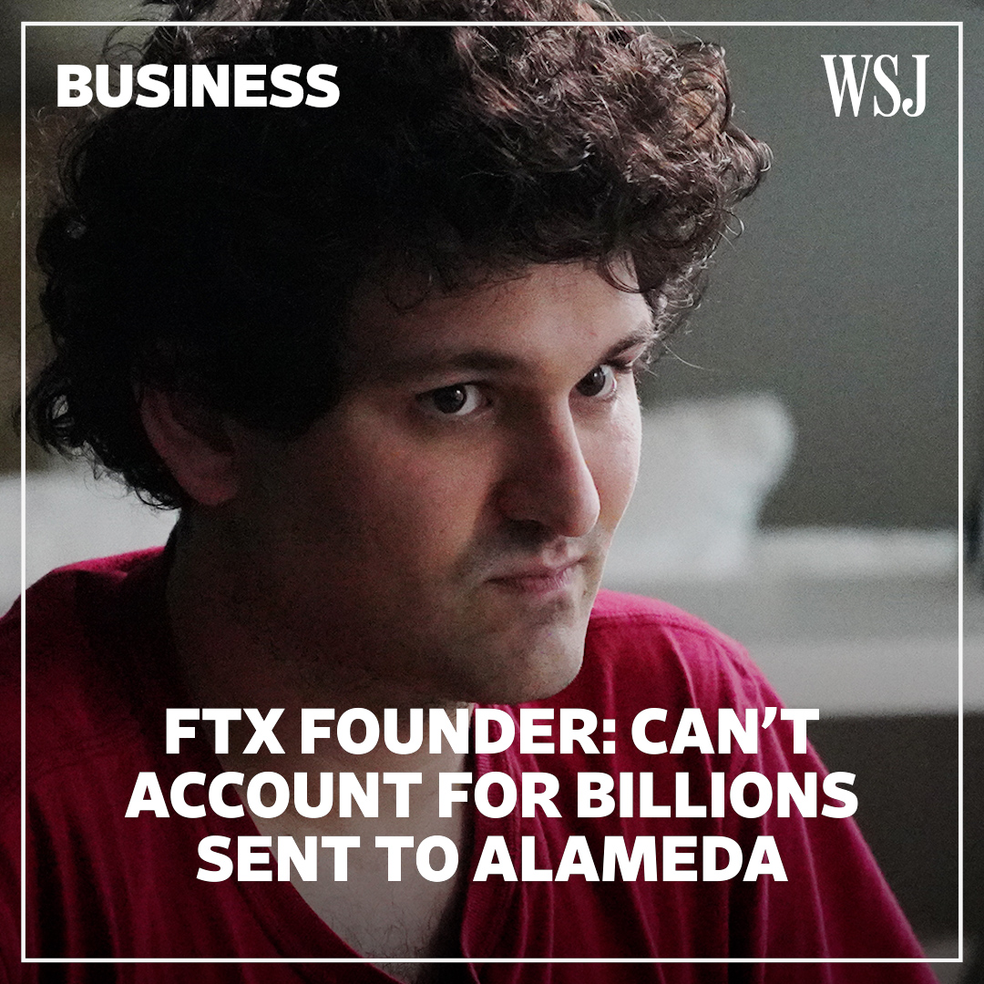 The Wall Street Journal on Twitter: "In an interview with WSJ, Sam Bankman-Fried, the founder of ...