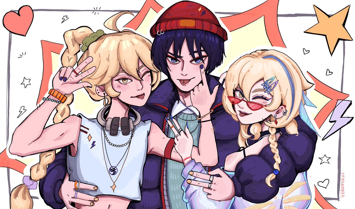 「meanies club featuring #scaraether and #」|🇺🇦сракомишの漫画