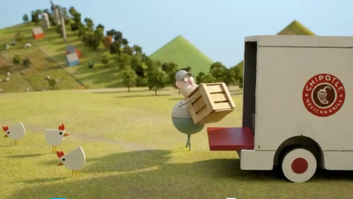 10 years ago, Chipotle ran their first nationally-televised commercial ...