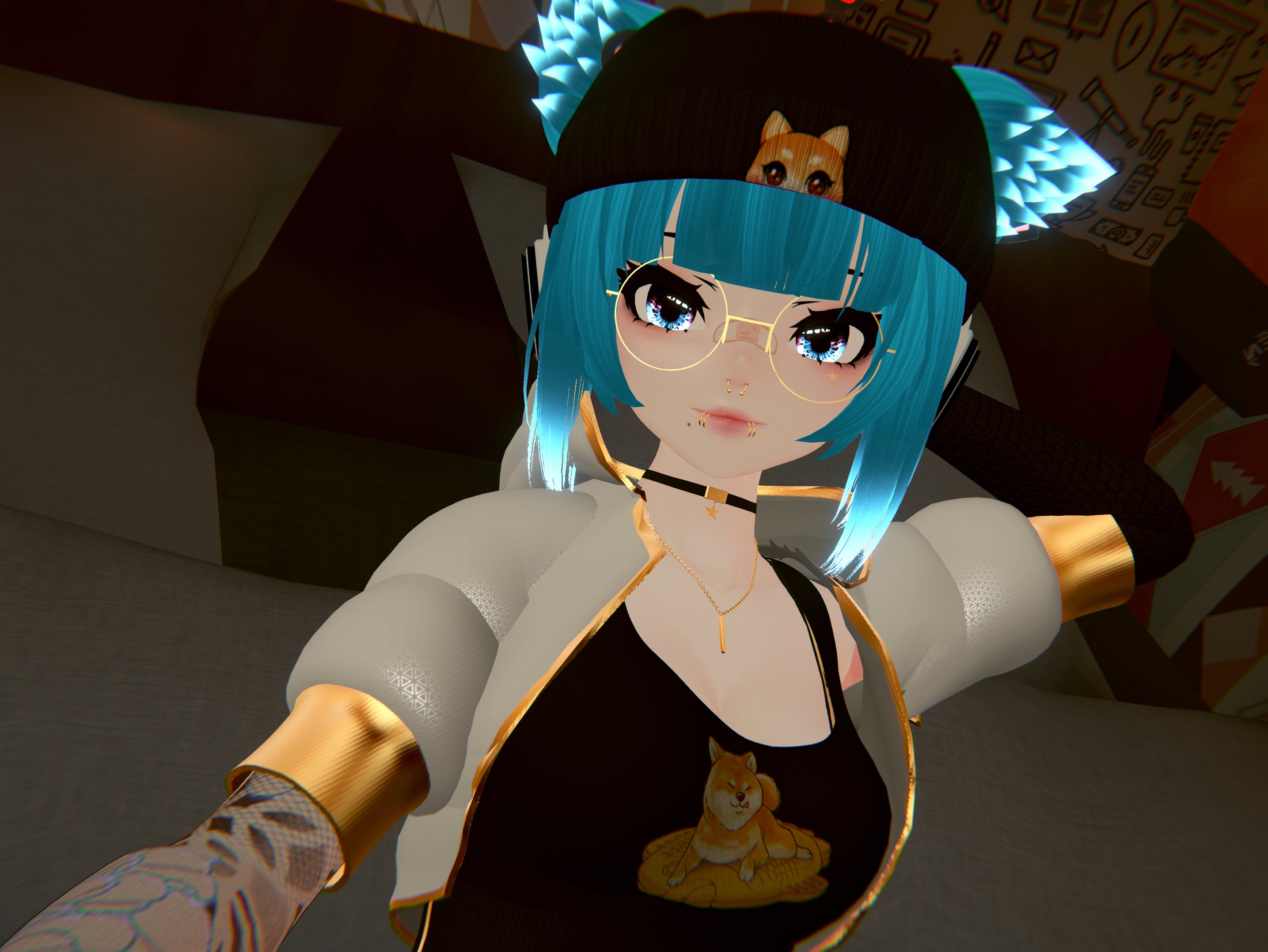 🌸 LittleMissMad 🌸 on Twitter: "Comfy Vibes, Who Wants To Join? =3 #VtubersEN #VRChat #VRC https ...
